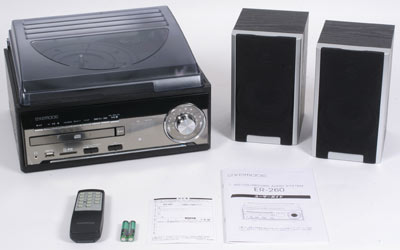 Amazon.co.jp: EXEMODE SD/CD/レコードオーディオシステム 木製スピーカー採用 ER-260 : 家電＆カメラ