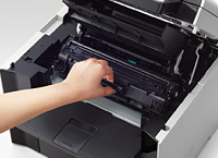 Canon レーザープリンタ複合機 Satera MF4550d A4モノクロ対応 A4出力速度25枚/分 給紙枚数250枚 ADF搭載 ...