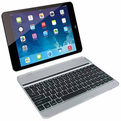 Amazon | マグレックス Bluetooth キーボード ウルトラスリムケース for iPad Air ( ブラック / アルミボディ / MicroUSB ) MKA1100-BK ...