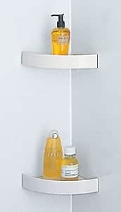 Amazon | LIXIL(リクシル) INAX コーナー棚(2段) システムバス用 ホワイト NT-180A-W1 | 化粧棚・キャビネット