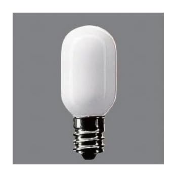 Amazon | 旭光 ナツメ球 T20 110V5W 全光束:10lm 口金:E12 ホワイト ナツメ T20 E12 110V-5W(S) | 旭光 | 白熱電球