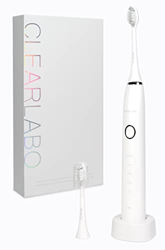 CLEARLABO 【現役歯科医師監修】電動歯ブラシ ソニック 超音波歯ブラシ ナノ歯ブラシ IPX8 防水 5つのモード 虫歯予防 歯周病予防 歯垢除去 歯磨 - 激安ShopDD