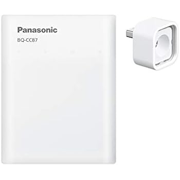 Amazon | パナソニック 単3形・単4形 USB入出力急速充電器 BQ-CC87L | パナソニック(Panasonic) | 充電器単体