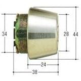 Amazon.co.jp： MIWA(美和ロック) U9シリンダー LSPタイプ TE22 鍵 交換 取替え MCY-136 LSP/SWLSPステンレスへヤーライン色(ST)33～42mm ...