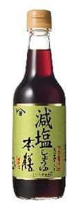 Amazon | ヒゲタ 減塩しょうゆ本膳 360ml | ヒゲタ | しょうゆ 通販