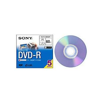 Amazon.co.jp： SONY 録画用8cm両面 DVD-R(標準60分) 5枚入 5DMR60A: パソコン・周辺機器