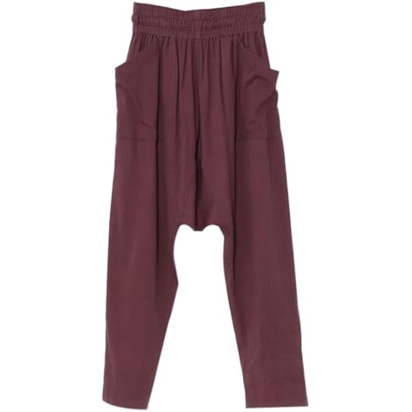 Amazon | [カヤ] カジュアルパンツ 威風メンズワイドパンツ GR