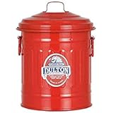 Amazon｜ダルトン(Dulton) マイクロ ガベージカン レッド 100-244RD｜フタ付きゴミ箱 オンライン通販