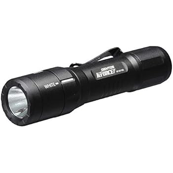 Amazon | GENTOS(ジェントス) LED 懐中電灯 【明るさ240ルーメン/実用点灯5時間】 単4形電池3本使用 マグナム MG-843D ANSI規格準拠 転がり防止 ...