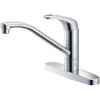 Amazon | KVK 流し台用シングルレバー式混合栓 分岐孔付 とめるゾウ付 KM5091TTU | キッチン用水栓