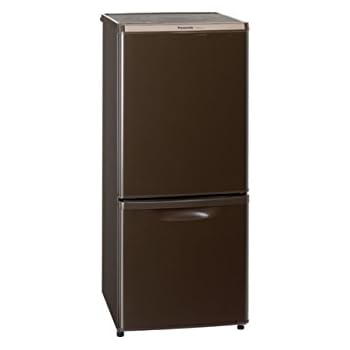 Amazon | Panasonic 2ドア冷蔵庫 138L ブラウン NR-B147W-T | パナソニック(Panasonic) | 冷蔵庫 通販