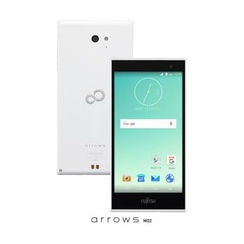 Amazon | Fujitsu 富士通 SIMフリースマートフォン ARROWS M01 ホワイト | スマートフォン本体 通販