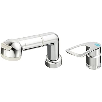 Amazon | SANEI 洗面用 シングルスプレー混合栓 洗髪用 引き出しホース K3761JV-C-13 | 洗面水栓