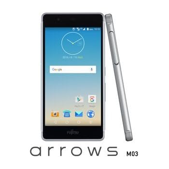 Amazon | FARM06105(ブラック) arrows M03 SIMフリ- LTE対応 16GB | スマートフォン本体 通販