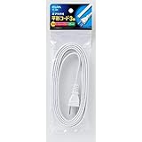 Amazon.co.jp: エルパ (ELPA) 片P付 配線 電気 125V 12A 2m 1.25m㎡(0.18mm×50芯) PC-20H : DIY・工具・ガーデン