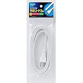 Amazon.co.jp: エルパ(ELPA) 片P付 配線 電気 125V 12A 2m 1.25m㎡(0.18mm×50芯) PC-20H : DIY・工具・ガーデン