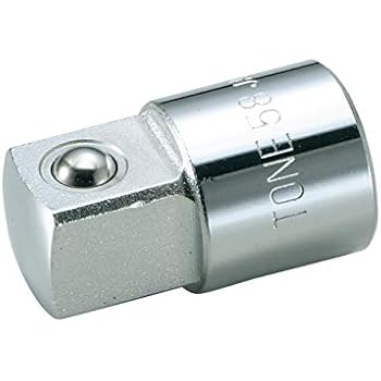 Amazon | トネ(TONE) ソケットアダプター 差込角9.5mm(3/8") HP58 &12.7mm(1/2") | DIY・工具・ガーデン