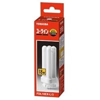 Amazon | 東芝 FDL18EX-L/2 コンパクト形蛍光ランプ18形 電球色 5個入 FDL18EX-L-T後継品 ユーライン2 ...
