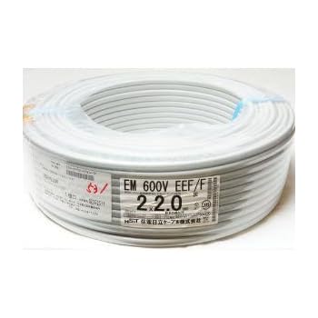 Amazon | 昭和電線 EM 600V EEF/F 2×2.0mm 切り売り1m~ | 楽器・音響機器ケーブル | 楽器