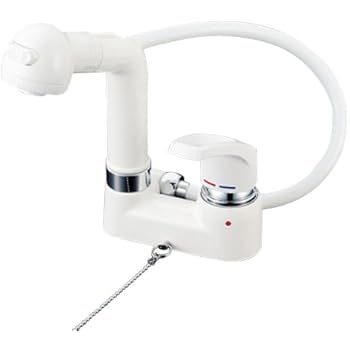 Amazon | KVK シングルレバー式混合栓 【KM8004GS】 | 洗面水栓