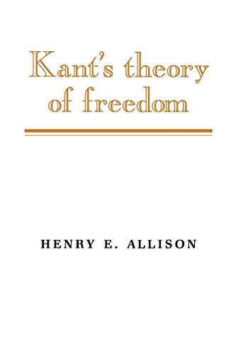 Amazon | Kant's Theory of Freedom | Allison | Free Will & Determinism