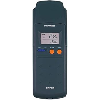 Amazon.co.jp： EMPEX(エンペックス) デジタル電子風速計 ウインド・メッセ ブラック FG-561: パソコン・周辺機器