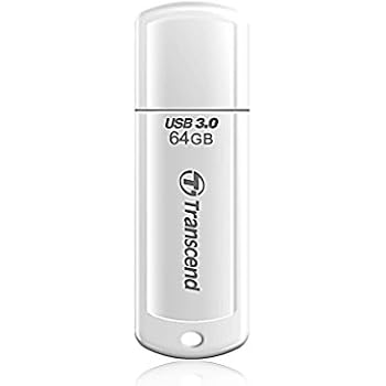 Amazon | Transcend USBメモリ 64GB USB 3.0 キャップ式 ホワイト TS64GJF730 | トランセンド ...