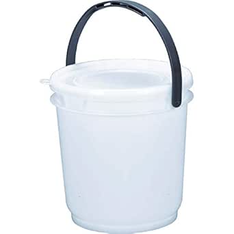 Amazon | TRUSCO(トラスコ) 丸型密閉バケツ 3L 蓋付き ナチュラル色 TMC-3M | 容器・瓶 | 産業・研究開発用品 通販
