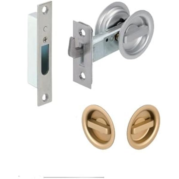 ATOM TKS51-L1 空錠（両面ンレバー）チューブラ鎌錠スタンダードタイプ - 木材・建築資材・設備