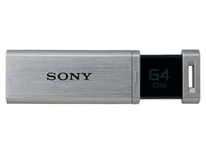 Amazon | SONY USB3.0対応 ノックスライド式高速USBメモリー ポケットビット 64GB USM64GQ S | ソニー ...