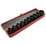 Amazon | SK11 インパクトソケットセット SHS409P クリップ色:青 差込角:12.7mm 9点 1セット | ソケットレンチ