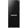 Amazon.co.jp: シャープ SHARP ガラスドア 冷蔵庫 (幅49.5cm) 152L SJ-GD15J-B プラズマクラスター 両開き 2ドア (つけかえどっちもドア) ピュア ...