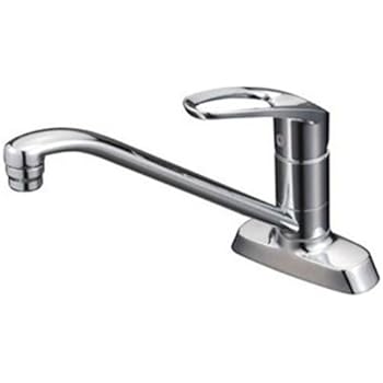 Amazon | KVK シングルレバー式混合栓 【KM5081】 | キッチン用水栓