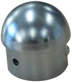 Amazon.co.jp: 単管パイプキャップ 単管パイプ外径48.6mmx厚さ2.4mm用 カチッ！とはめれは抜けないスチール製（2.3mm）の丈夫な単管キャップ 半球タイプ : 産業・研究開発用品