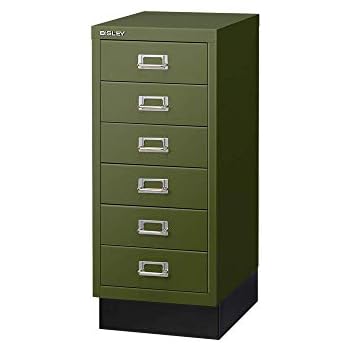Amazon | BISLEY 29/6 引き出し 6段 スチールキャビネット 【オリーブ_セミマット】【日本正規代理店品】【5年保証】 | BISLEY | ホーム＆キッチン 通販