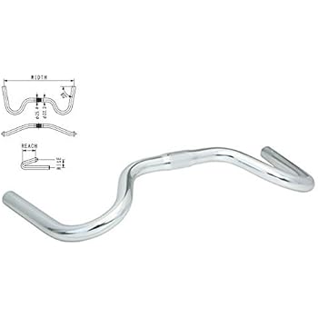 Amazon | NITTO ニットー B307AA アルミ セミドロップバー ハンドル ALUMINUM SEMI DROP BAR ...