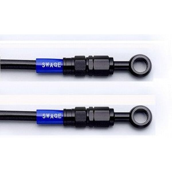 SWAGE LINE(スウェッジライン) イージーオーダーブレーキホース 汎用ホース ストレートフィッティング ステンレス クリアホース