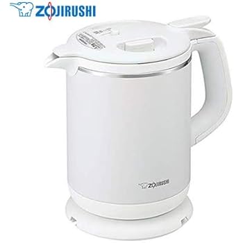Amazon | 象印 電気ケトル 0.8L ホワイト ZOJIRUSHI CK-AX08-WA | 象印マホービン (ZOJIRUSHI) | 電気ケトル
