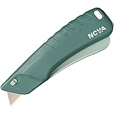 Nova Squeeze Trigger Utility Knife and Heavy Duty Box Cutter, Self ...