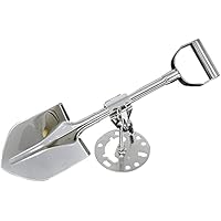 Amazon.co.jp: 汎用 ステンレス スコップ 背面スコップ 鍵付き 4WD クロカン ジムニー JA71 JA11 JA12 JA22 JB23 JB64 ランクル プラド ジープ等 ...