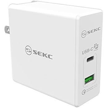 Amazon | 【Amazon.co.jp 限定】SEKC USB-C PD 3.0 / QC4+ PPS 30W対応 USB-A QC 3.0 18W対応 2ポート USB急速充電器 ...
