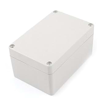 Amazon | uxcell ジャンクションボックス 配線ボックス プラスチック製 アウトドア 室外用 電子回路ボックス ...