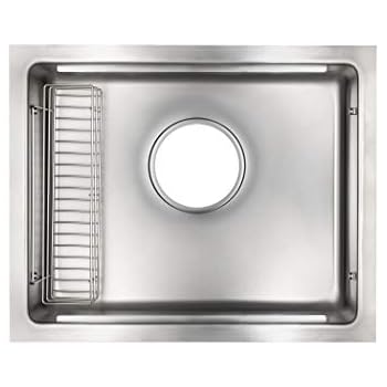 Amazon | シゲル工業 株式会社 JS15シンクシリーズ JSL-K-2F FS (1段レール) アンダーカウンター用 ステンレスシンク | キッチンシンク