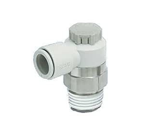 Amazon.co.jp: SMC AS1201F-M5-01A Spicon Push Lock Elbow with One-Touch Pipe Fitting : Industrial ...