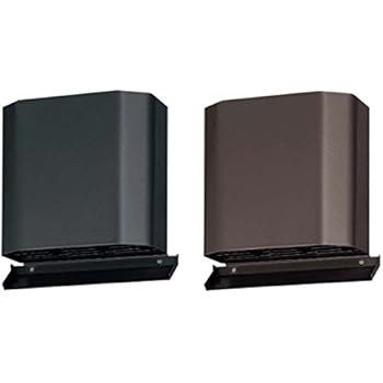 Amazon | パナソニック ベンテック VB-BW100S2-K/ブラック塗装 ステンレス製 角型パイプフード(着脱ガラリ・防虫網付) ピタンコフード | 換気口