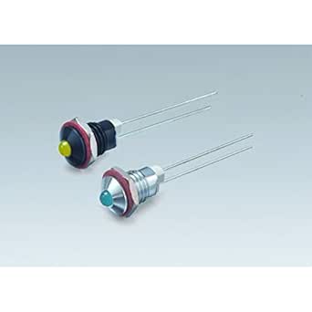 Amazon | サトーパーツ LEDブラケット(凸型､本体色:クローム､取付孔:φ6.1mm､緑) DB-9-F-CHG | LED | 産業・研究開発用品 通販