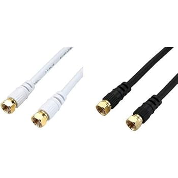 Amazon.co.jp： HORIC アンテナケーブル S-4C-FB同軸 1.5m ホワイト BS/CS/地デジ/4K8K放送対応 両側F型ネジ式コネクタ ストレート/ストレートタイプ ...