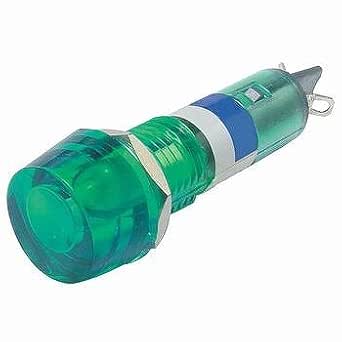 Amazon | サトーパーツ ネオンブラケット 円筒型 AC200V~250V 緑 BN-5701-2-G | 表示灯 | 産業・研究開発用品 通販