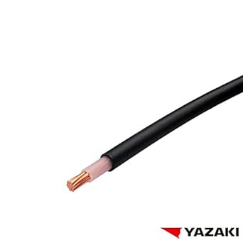 Amazon | 矢崎総業/YAZAKI CV 8sq 1芯 柔らか電線 600V耐圧電線 架橋ポリエチレン絶縁ビニルシースケーブル (切売10m～/延長単位1m) SD | 多芯ケーブル ...