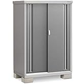 Amazon.co.jp: 【受注生産品】イナバ物置 MJX／シンプリー MJX-217E CG 全面棚タイプ 『屋外用収納庫 DIY向け 小型 物置』 CG(チャコールグレー) : DIY ...